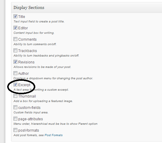 Types And Views Plugin Excerpts From Custom Post Type Toolset