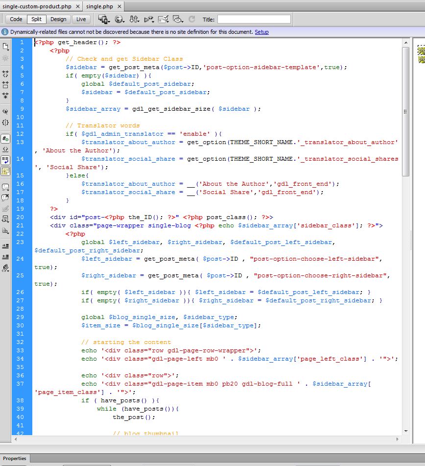 WooCommerce Views - Product SideBar is missing - Toolset