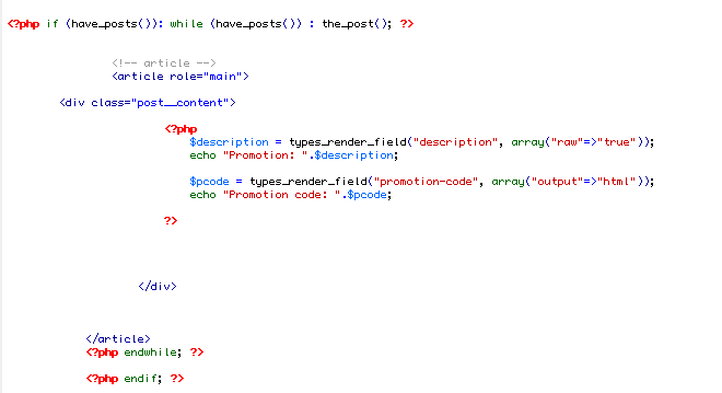 Need assistance displaying custom fields in template page. - Toolset