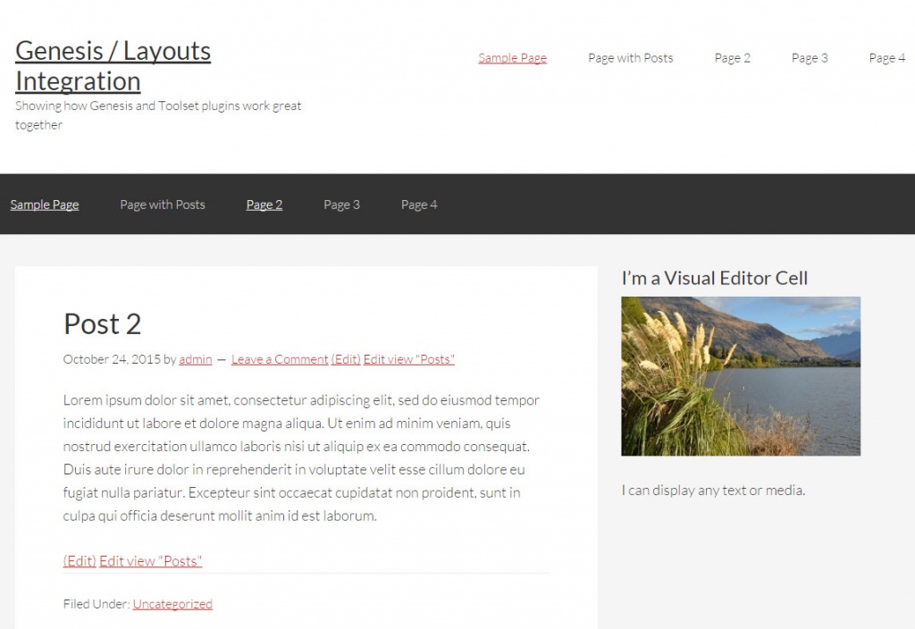 Layouts Genesis Integration Available (beta) - Toolset