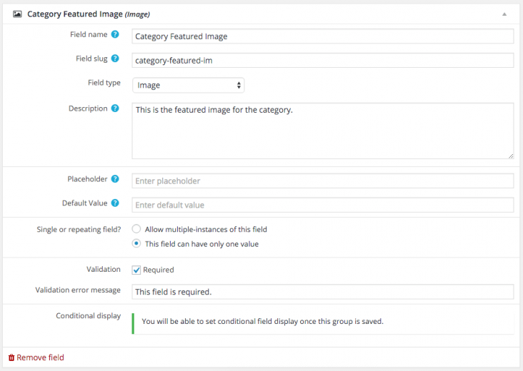 Adding Term Fields to Taxonomies - Toolset