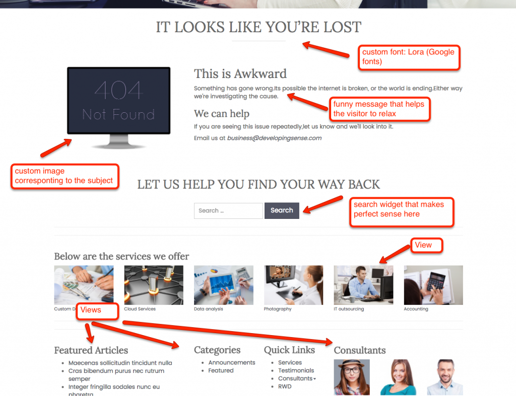Best 404 error page winners and mentions - Toolset