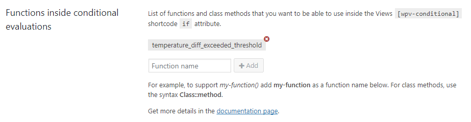 Displaying Custom Functions With Views And Using Them In Conditional Logic Toolset