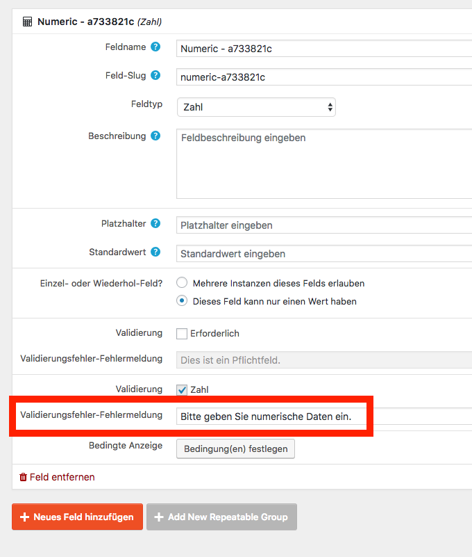 Output Types Numeric Field As Input Type Number In Form Toolset