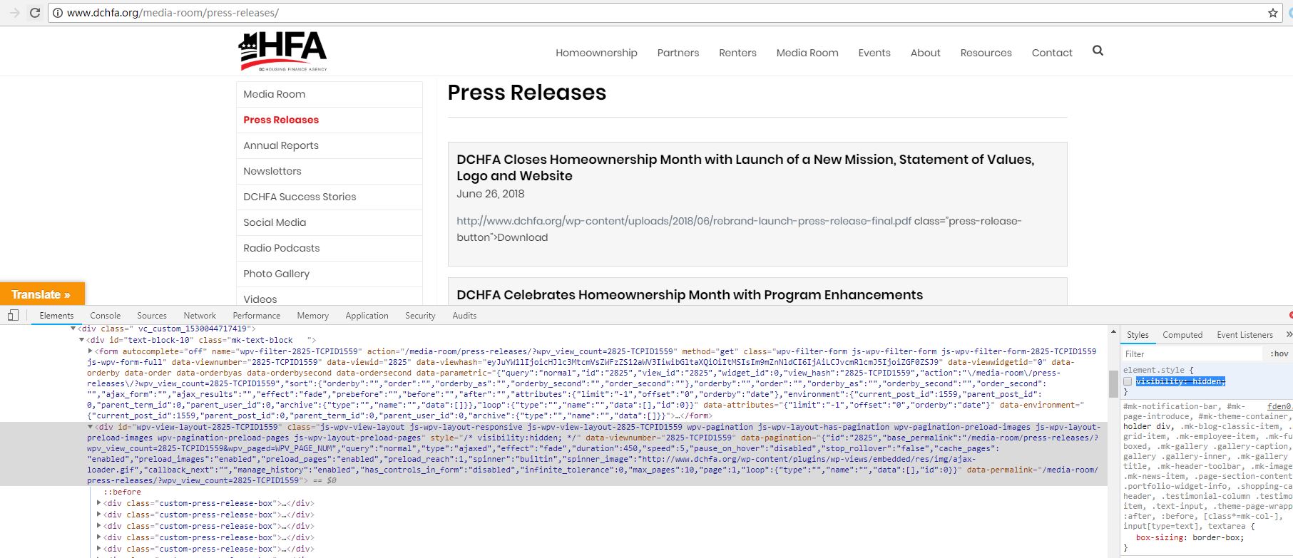 Views Suddenly not Displaying Properly - Toolset