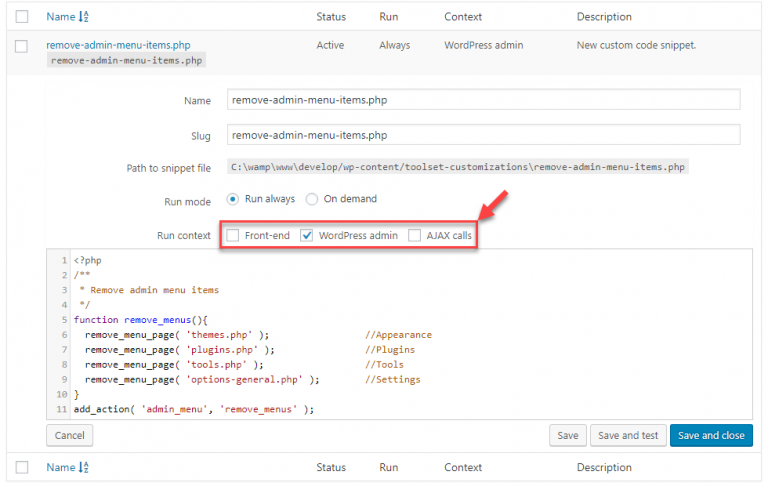 Learn how to add custom code snippets to your WordPress site