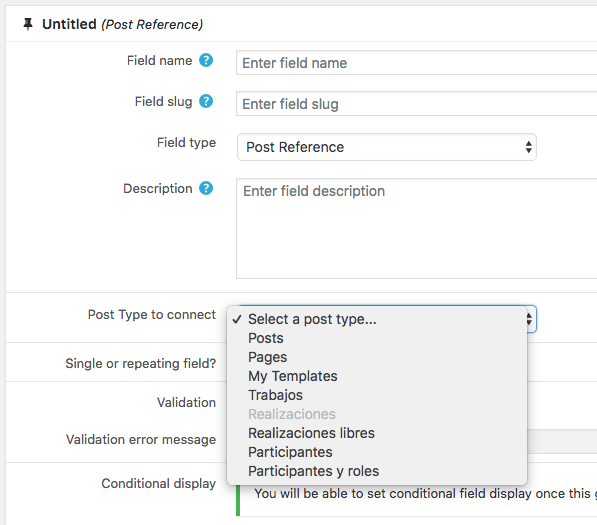 Using Post Reference Field To Display Data Posts Of The Same Post Type Toolset