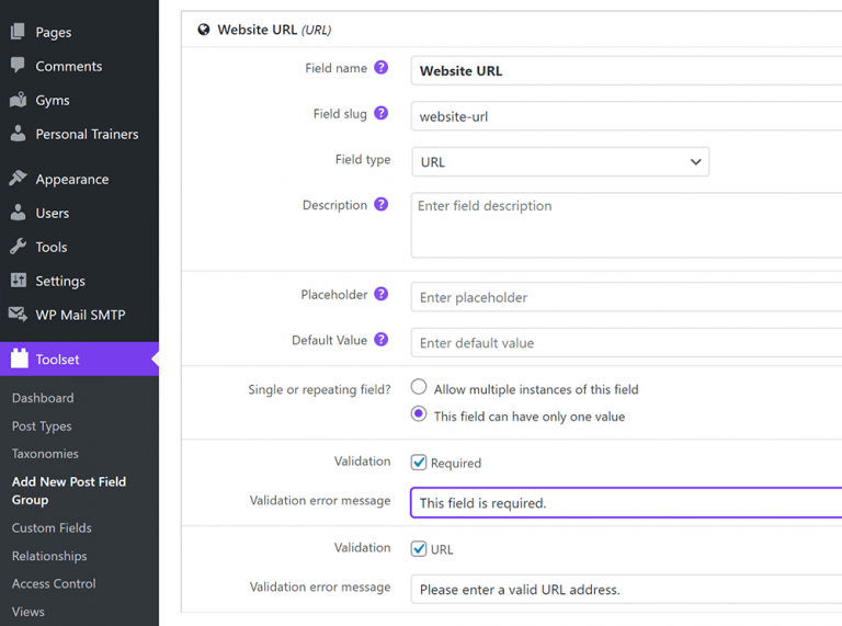 Toolset Types - WordPress Custom Fields and Post Types