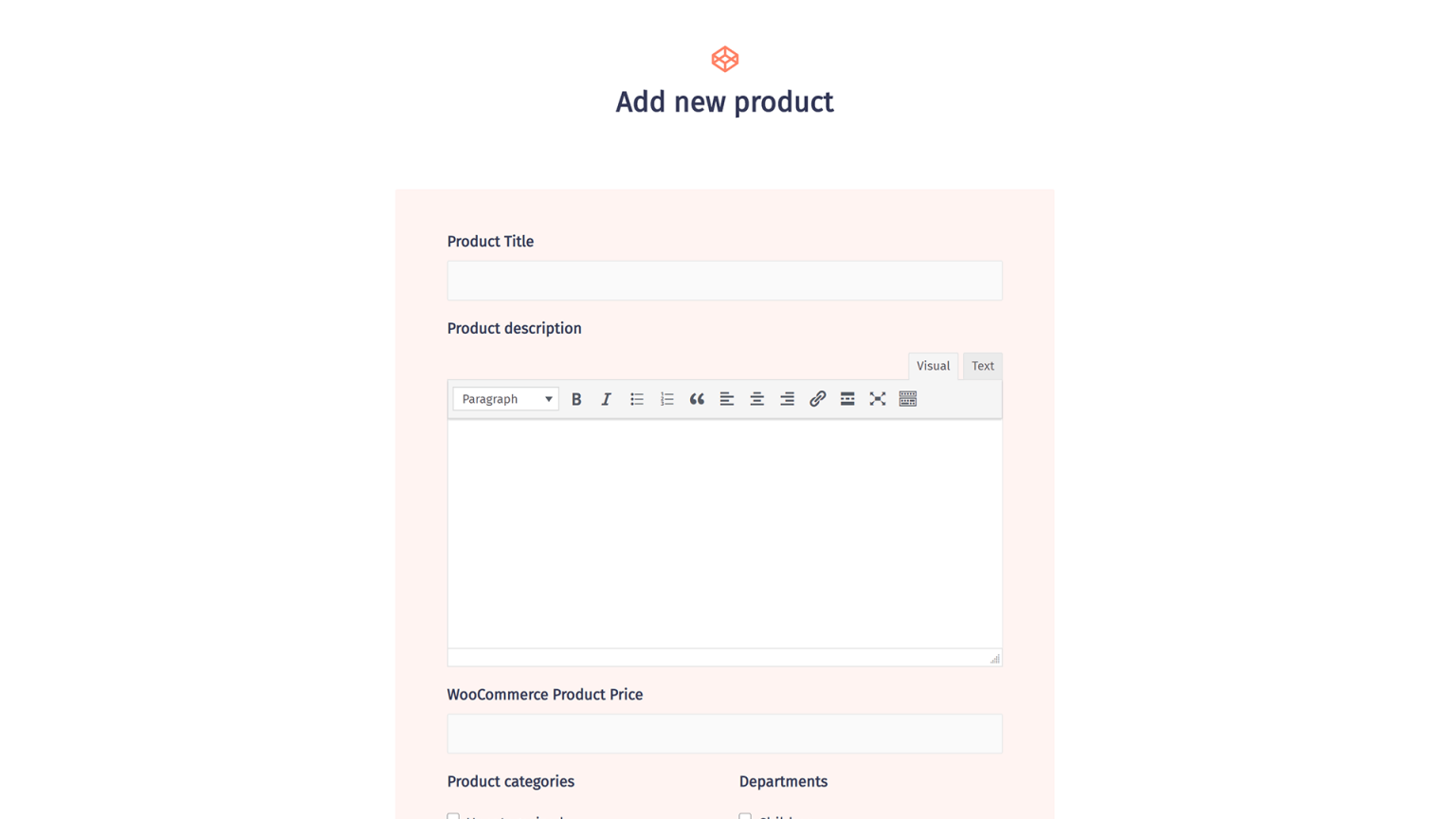 Front End Forms For Adding Woocommerce Products Toolset