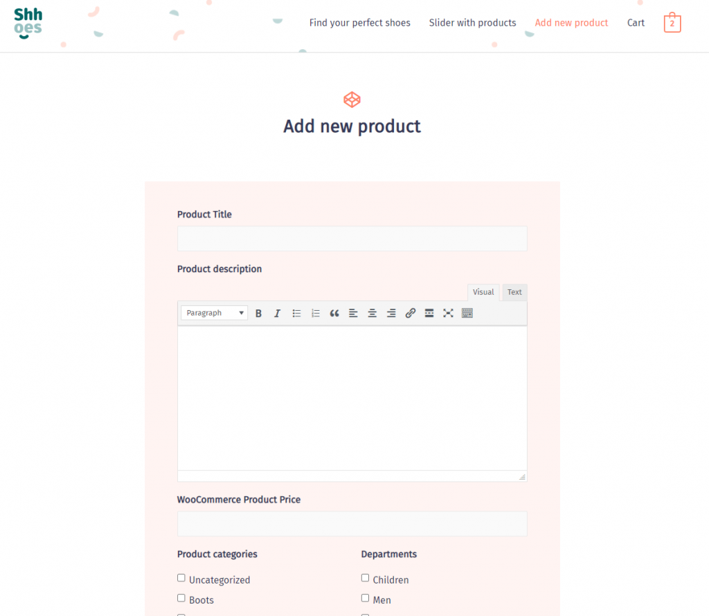 Creating Front End Forms For Adding Woocommerce Products Toolset