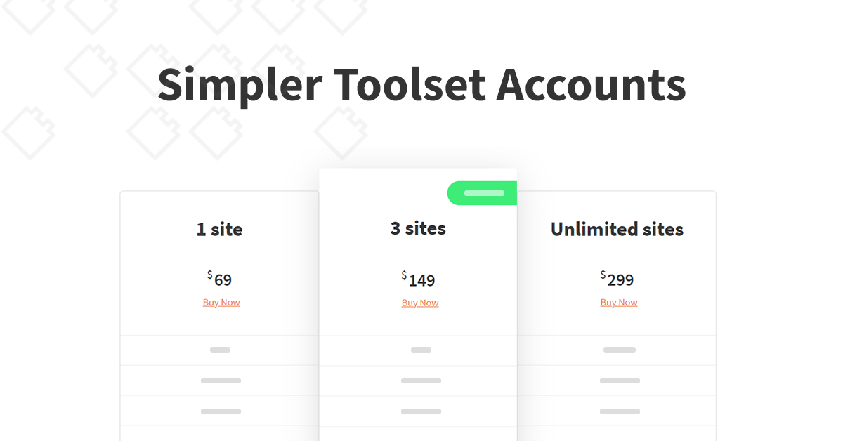 Simpler names and content for Toolset products - Toolset