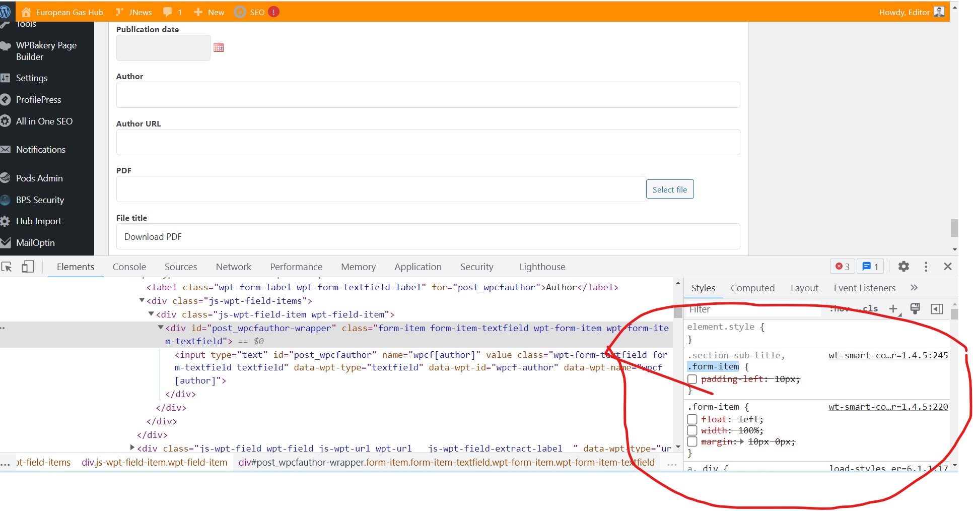 After Updating Toolset Iam Facing Issue In Backend Fields Messed Up Toolset