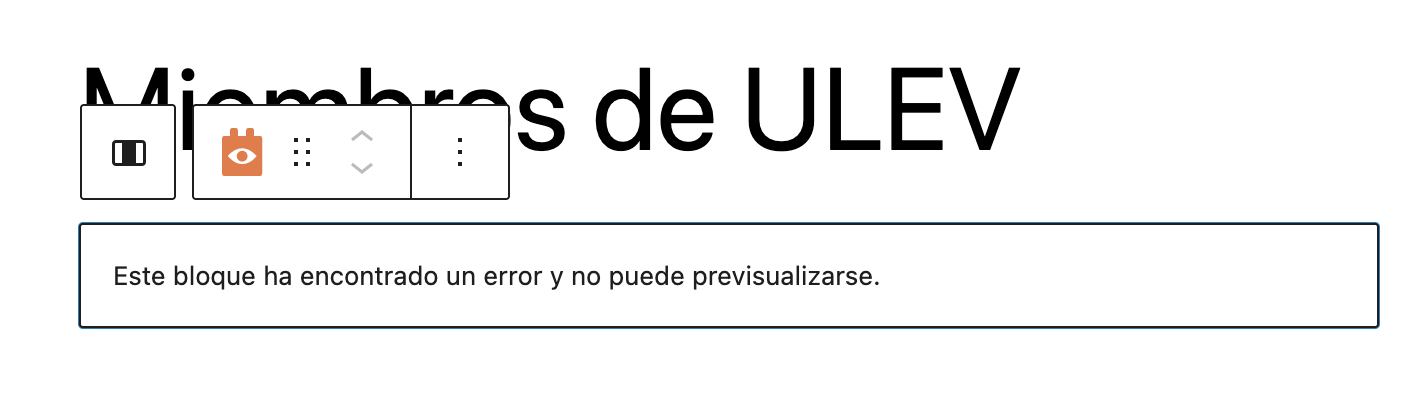 Warning Message This Block Has Encountered An Error And Cannot Be Previewed Toolset